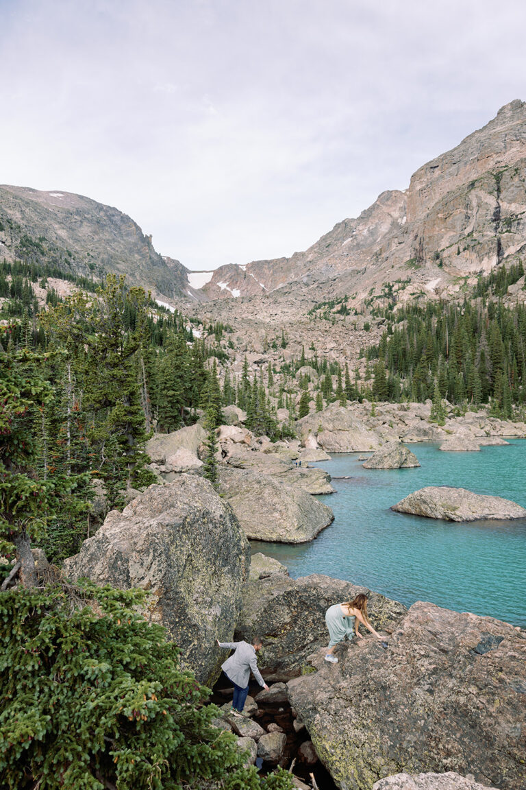 Steph & Ryan's Epic Adventure Engagement Shoot in Rocky Mountain ...