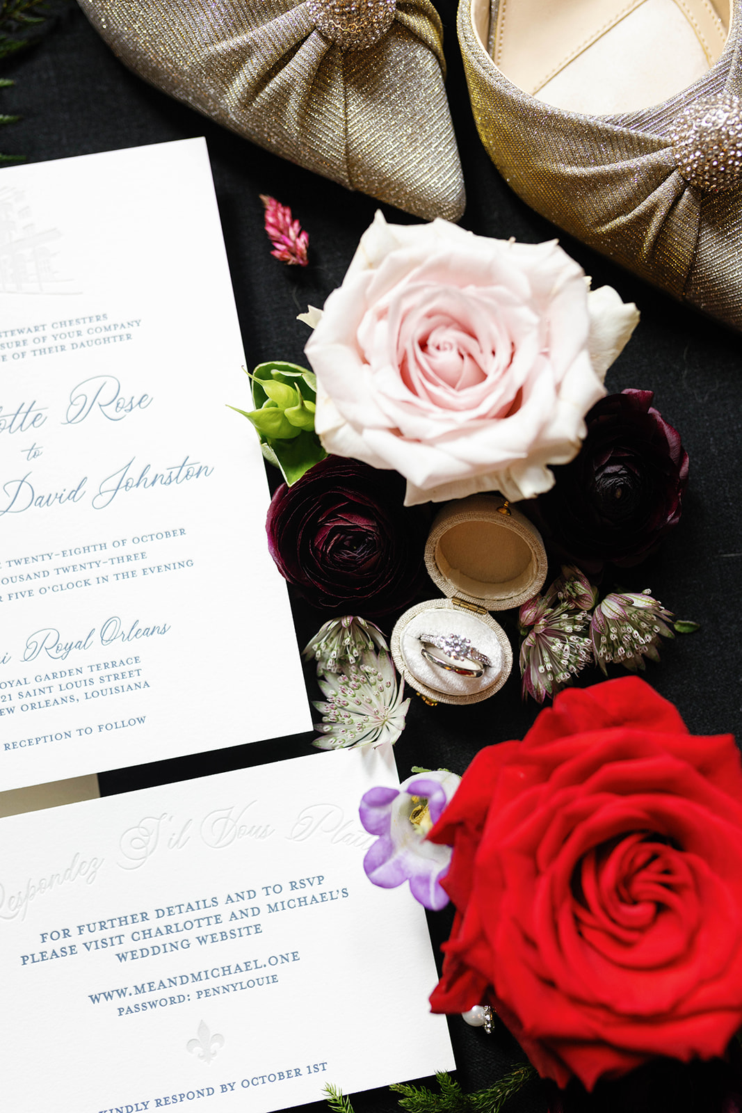 A Love Story in Details: My Favorite Wedding Invitation Suite Flat Lays ...